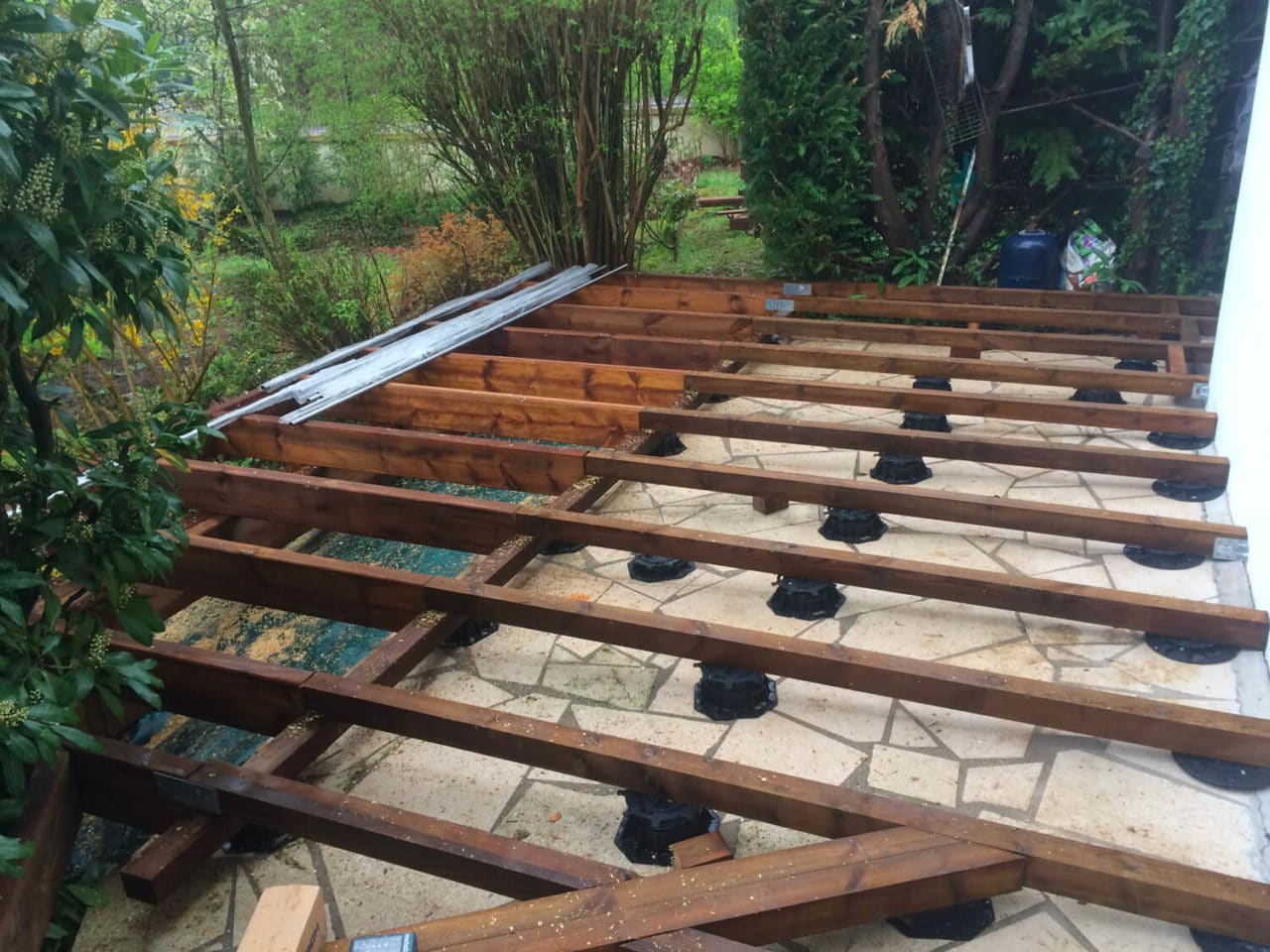 Nancy 54 - Conception et Pose de terrasses en bois sur plots sur mesure